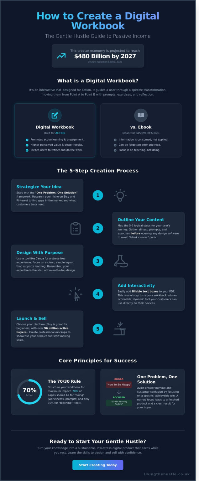 How To Create A Digital Workbook: A Calm Guide To Profitable Products